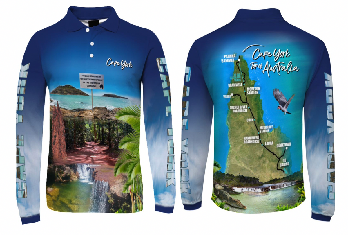 Iconic Fishing Polo – The Croc Tent Cape York