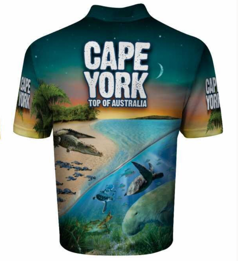 Cape York by "Land and Sea" Kids Short Sleeve Sublimated Polo – The ...