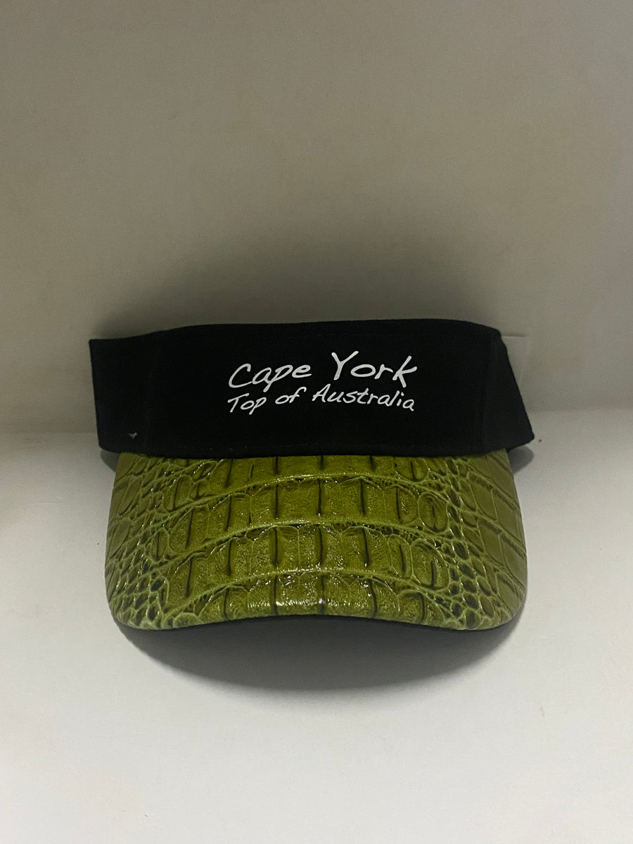 Croc skin Visor – The Croc Tent Cape York