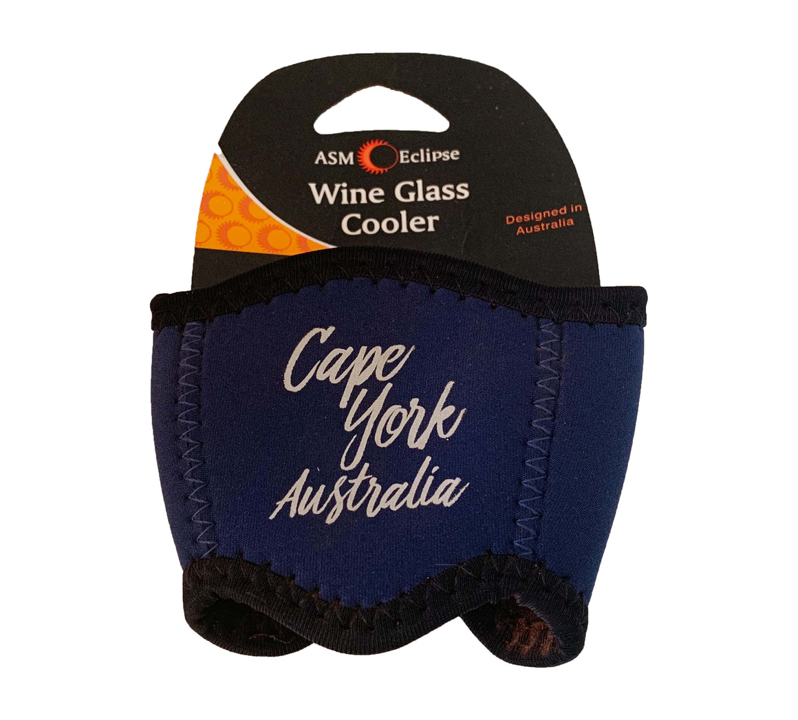 SALE - Cursive Font Wine Glass Cooler – The Croc Tent Cape York